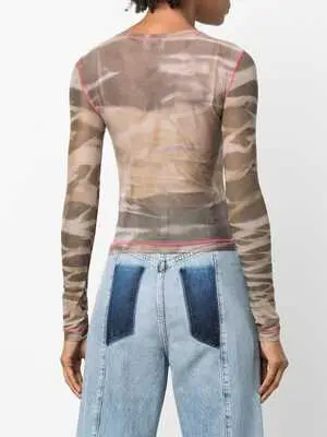 DIESEL® Tie-dye Long-sleeve Top
