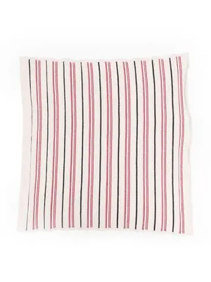 BARRIE Striped Knitted Scarf