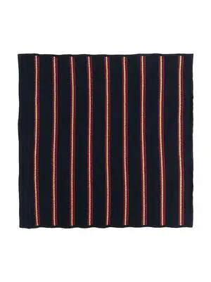 BARRIE Striped Knitted Scarf