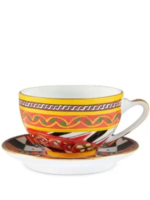 Dolce & Gabbana Archive-print Tea Set - White