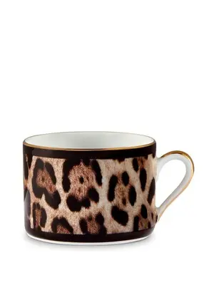 Dolce & Gabbana Leopard-print Porcelain Tea Set