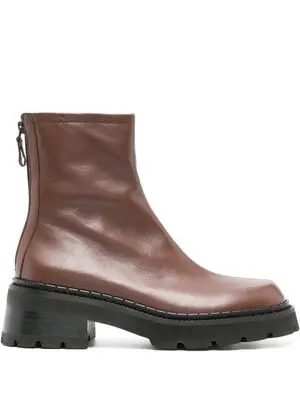 By Far Alistair Leather Ankle Boots