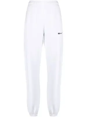 Off-white Elasticated Sweatpants For Women
