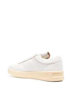 JIL SANDER Lace-up Leather Sneakers - White