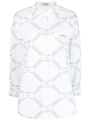 KIMHEKIM Chain-link Print Shirt