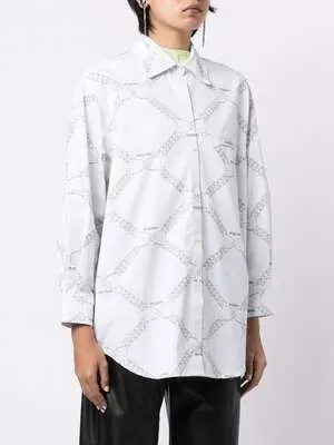 KIMHEKIM Chain-link Print Shirt