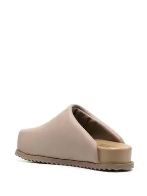 YUME YUME Square-toe Mules - Neutrals