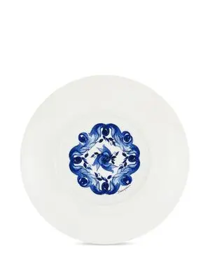Dolce & Gabbana Blu Mediterraneo Porcelain Charger Plate - Blue
