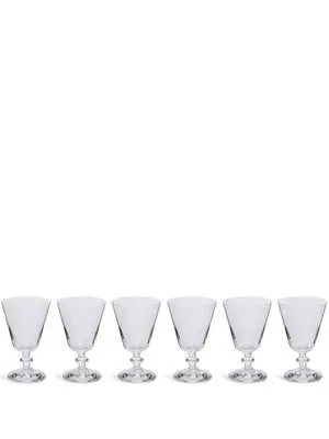 ICHENDORF MILANO Parigi Set-of-six Wine Glasses - White