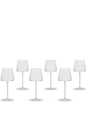 ICHENDORF MILANO Manhattan Set-of-six Wine Glasses - White