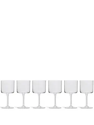 ICHENDORF MILANO Amalfi Set-of-six Wine Glasses - White