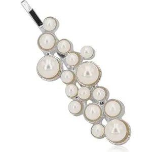 Brides & Hairpins Imitation Pearl Hair Clip - Silver