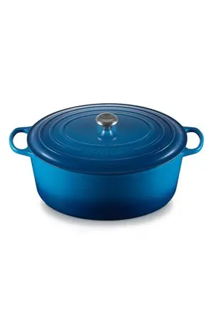 LE CREUSET Signature 15 1/2-quart Oval Enamel Cast Iron French/dutch Oven - Marseille