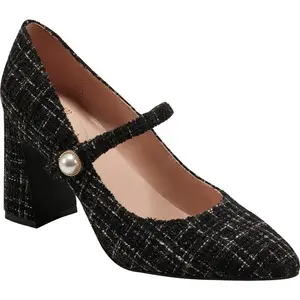 Bandolino Kirsten Pump - Black/white Tweed