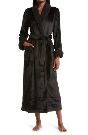 Natori Plush Robe Black