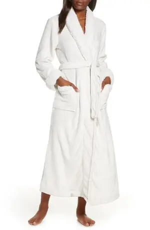 Natori Plush Robe Bone