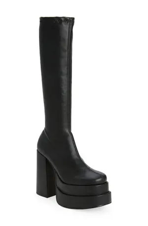 Steve Madden Cypress Platform Boots Black