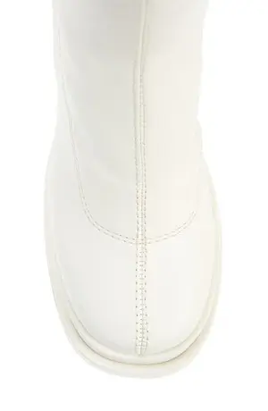 Steve Madden Cypress Platform Boots - Off White