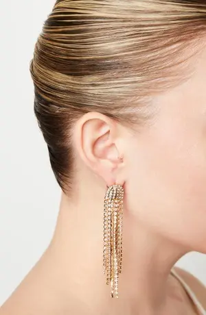 PETIT MOMENTS Crystal Chandelier Earrings
