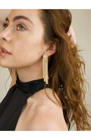 PETIT MOMENTS Crystal Chandelier Earrings