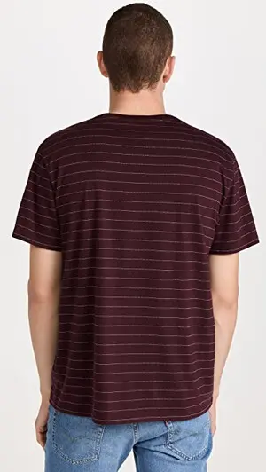 Vince Mini Stripe Short Sleeve Tee