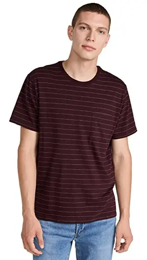 Vince Mini Stripe Short Sleeve Tee