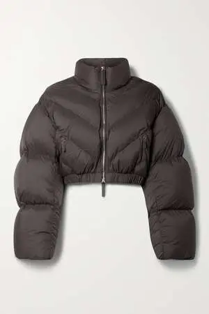 Khaite Farine Cropped Quilted Shell Down Jacket
