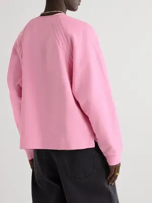 Acne Studios Farmy Chain Cotton-jersey Sweatshirt