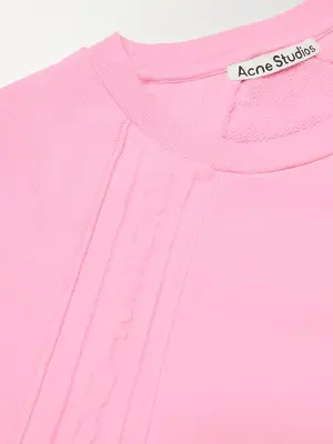 Acne Studios Farmy Chain Cotton-jersey Sweatshirt
