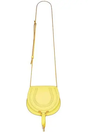 Chloé Small Marcie Saddle Bag Daffodil Yellow