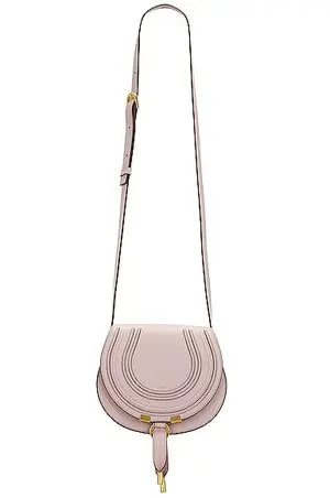 Chloé Small Marcie Saddle Bag Misty Lavender
