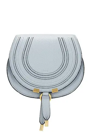 Chloé Small Marcie Saddle Bag Shady Blue
