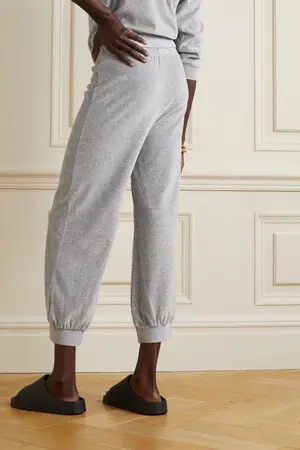 Suzie Kondi Tosk Cotton-blend Velour Track Pants