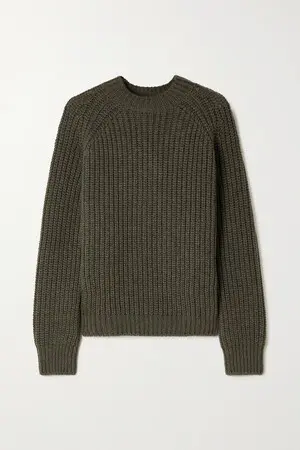 Loro Piana Davenport Ribbed Cashmere Sweater