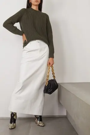 Loro Piana Davenport Ribbed Cashmere Sweater