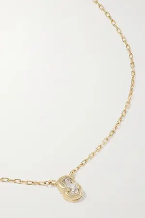 GEMELLA JEWELS Bubble Bezels 18-karat Diamond Necklace