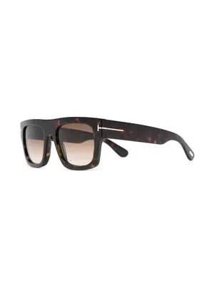 TOM FORD Tortoiseshell Square-frame Sunglasses - Brown