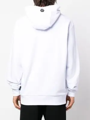 Philipp Plein Logo-print Hoodie - White
