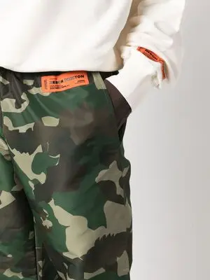 Heron Preston Camo Logo-patch Track-pants