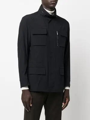 MOORER Manolo-kn Field Jacket - Blue
