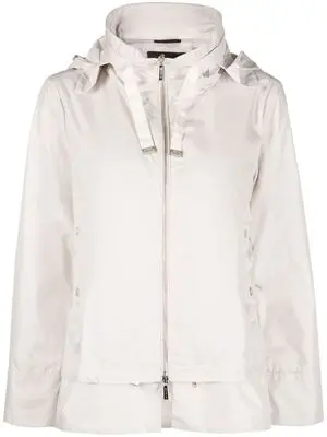 MOORER Sinia Hooded Jacket - White