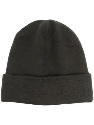 Frenckenberger Turn-up Cashmere Beanie - Green