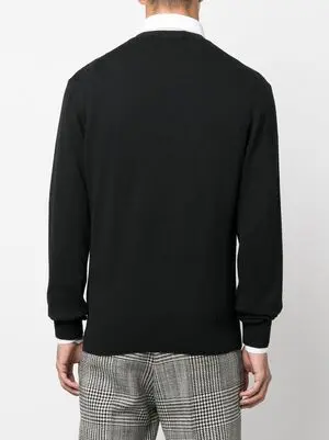 VIVIENNE WESTWOOD Orb-embroidered Jumper - Black