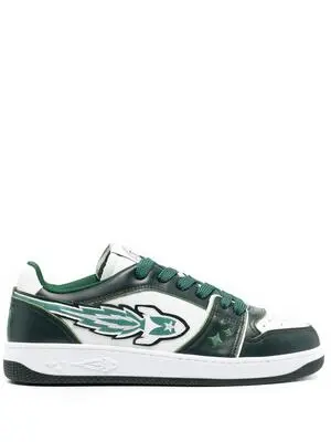 ENTERPRISE JAPAN Rocket M Panelled Lace-up Sneakers - White