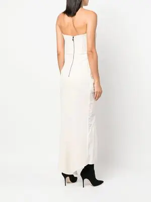 Maticevski Strapless Draped Floor-length Dress