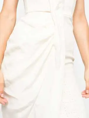 Maticevski Strapless Draped Floor-length Dress