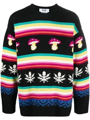 Msgm Drop Shoulder Knitwear For Men