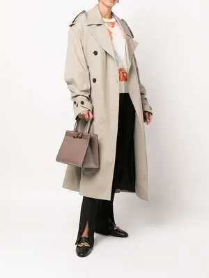 FERRAGAMO Vara Bow Detail Leather Tote Bag