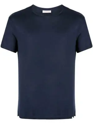 Orlebar Brown Short-sleeve Cashmere T-shirt - Blue