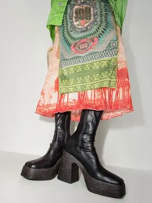Stella McCartney Skyla Stretch Ankle Boots - Black